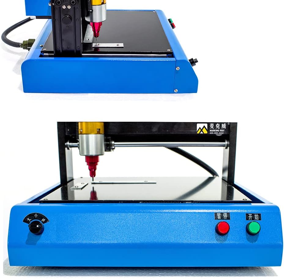 Amazon.com: 110V 400W Electric Metal Marking Machine Tag Nameplate ...