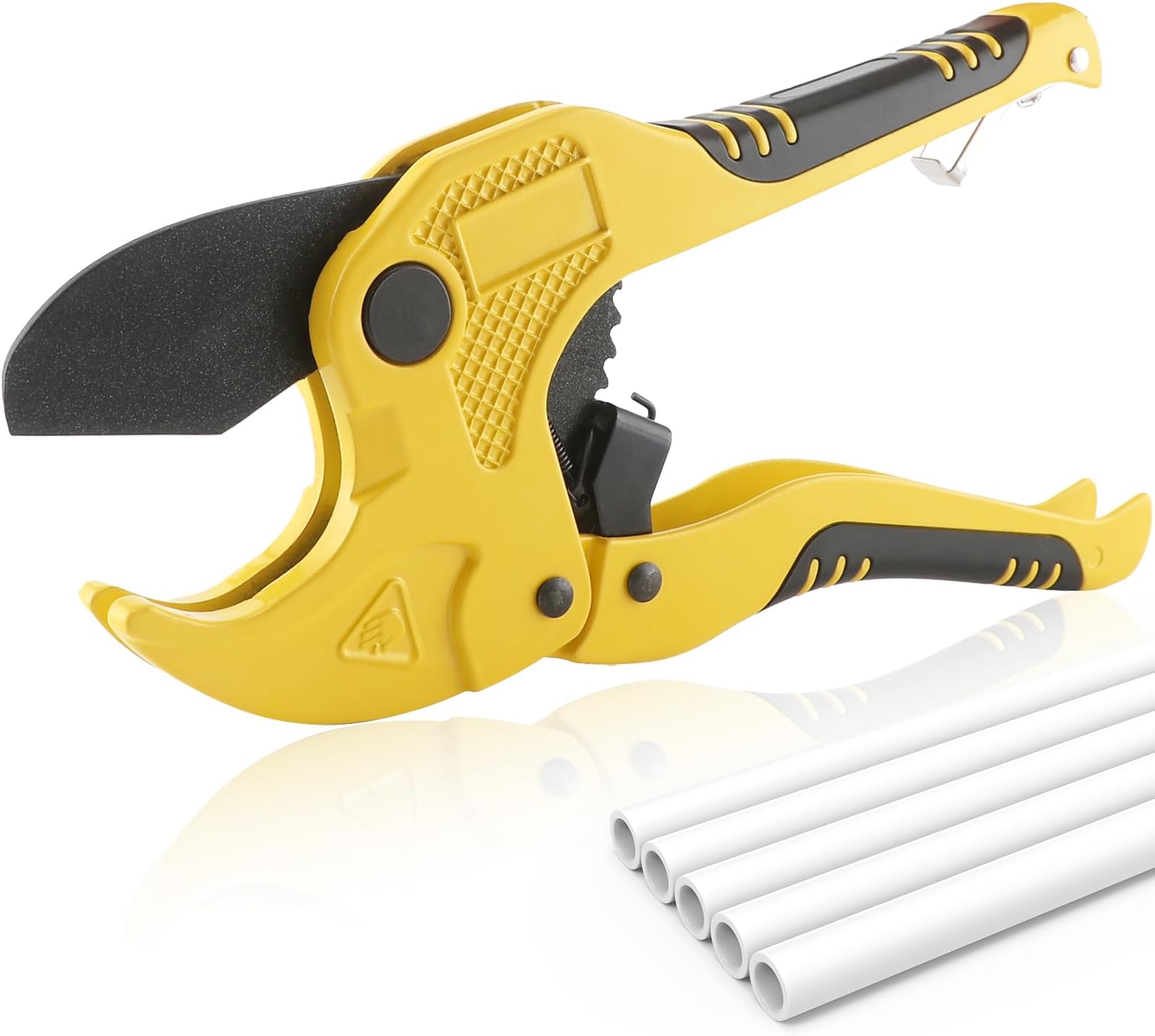 Ofeace Ratchet-type PVC Pipe Cutter, Cuts up to 1-5/8', PVC Pipe Cutter ...