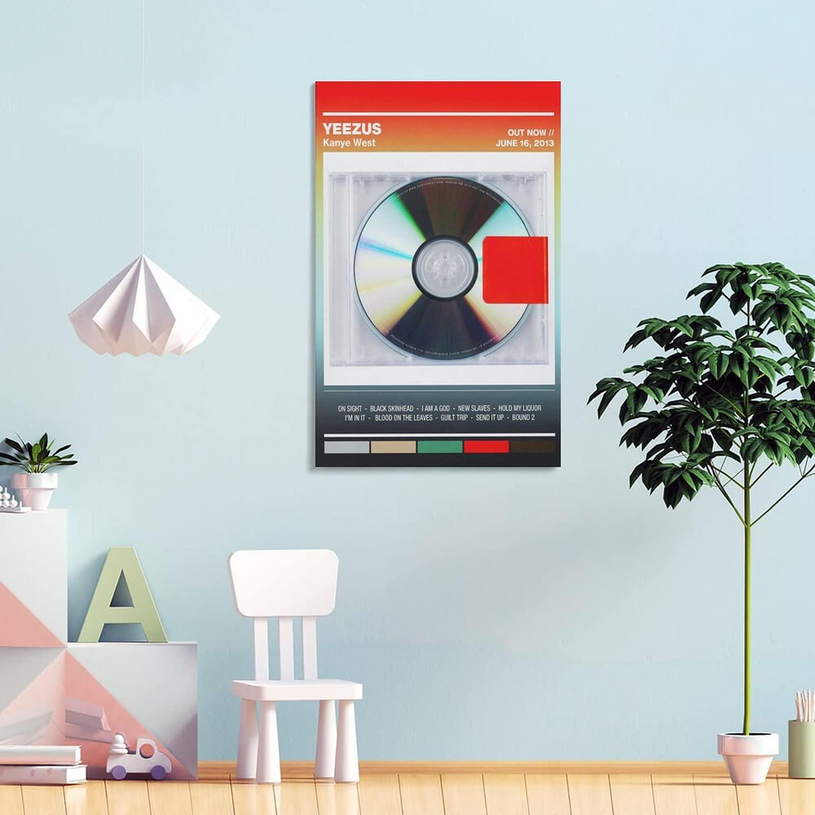 Yeezus Please Add Graffiti Poster