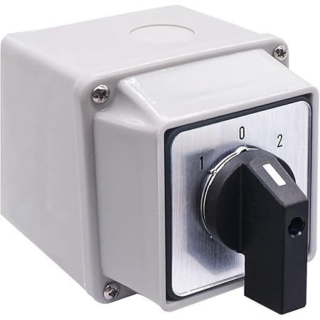 VictorsHome Changeover Switch LW28-20 3 Positions 8 Terminals Universal ...