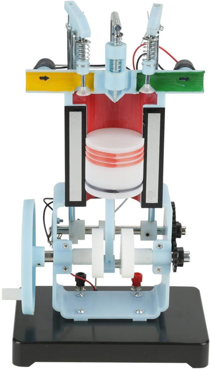 Amazon.com: Oumefar 4 Stroke Internal Combustion Engine Model Engine ...