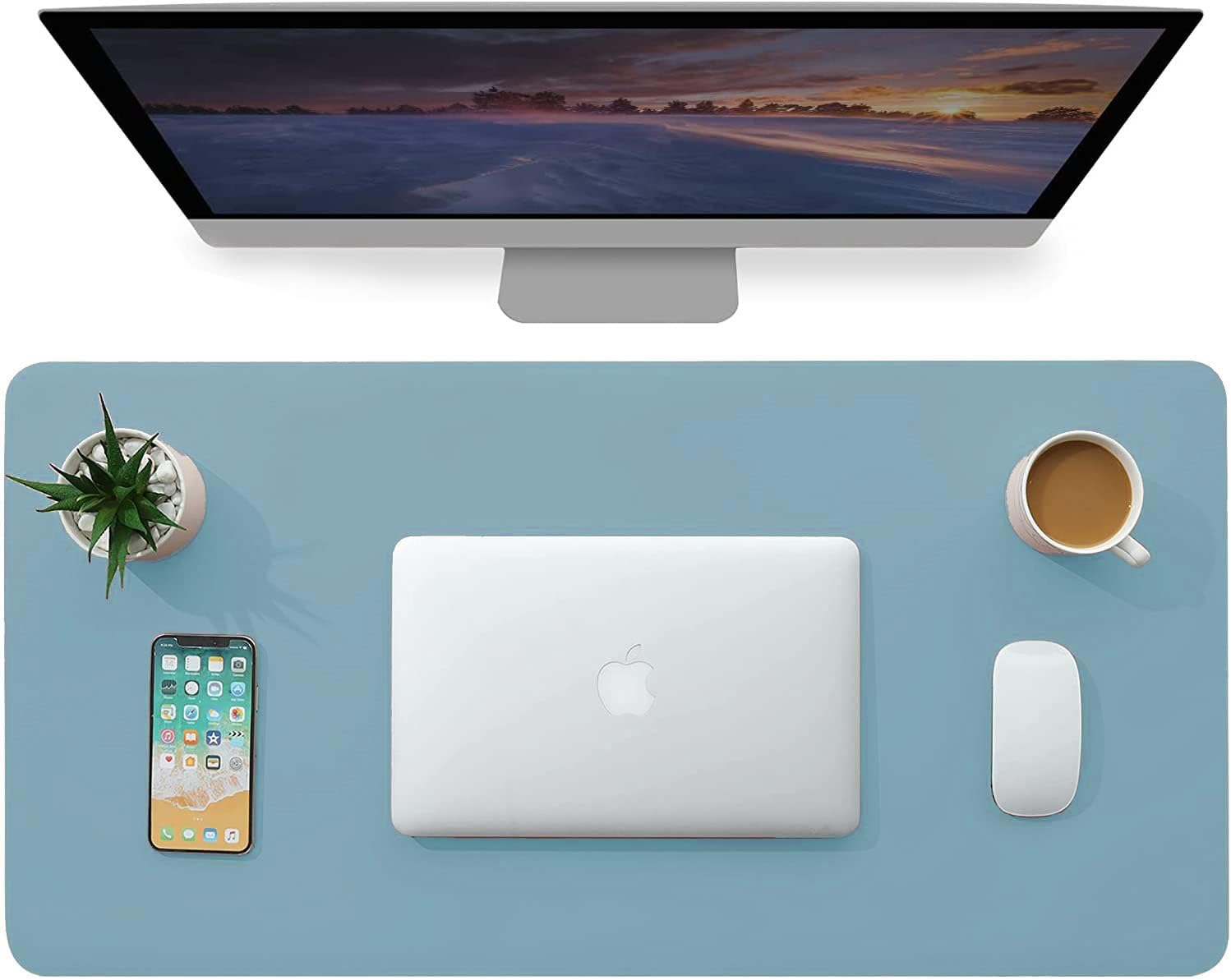 Amazon.com: BAYOGITA Chinoiserie Floral Mouse Pad - Blue and White ...