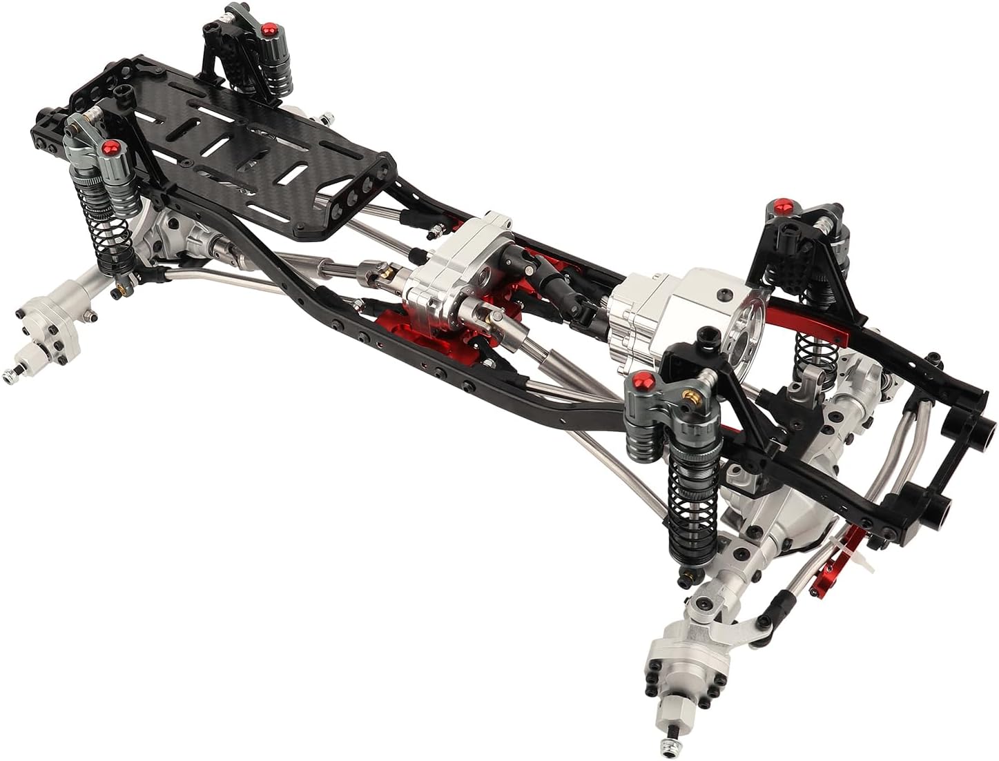 Amazon.com: ZXYRC 313mm Wheelbase All Metal Chassis Frame with Prefixal ...