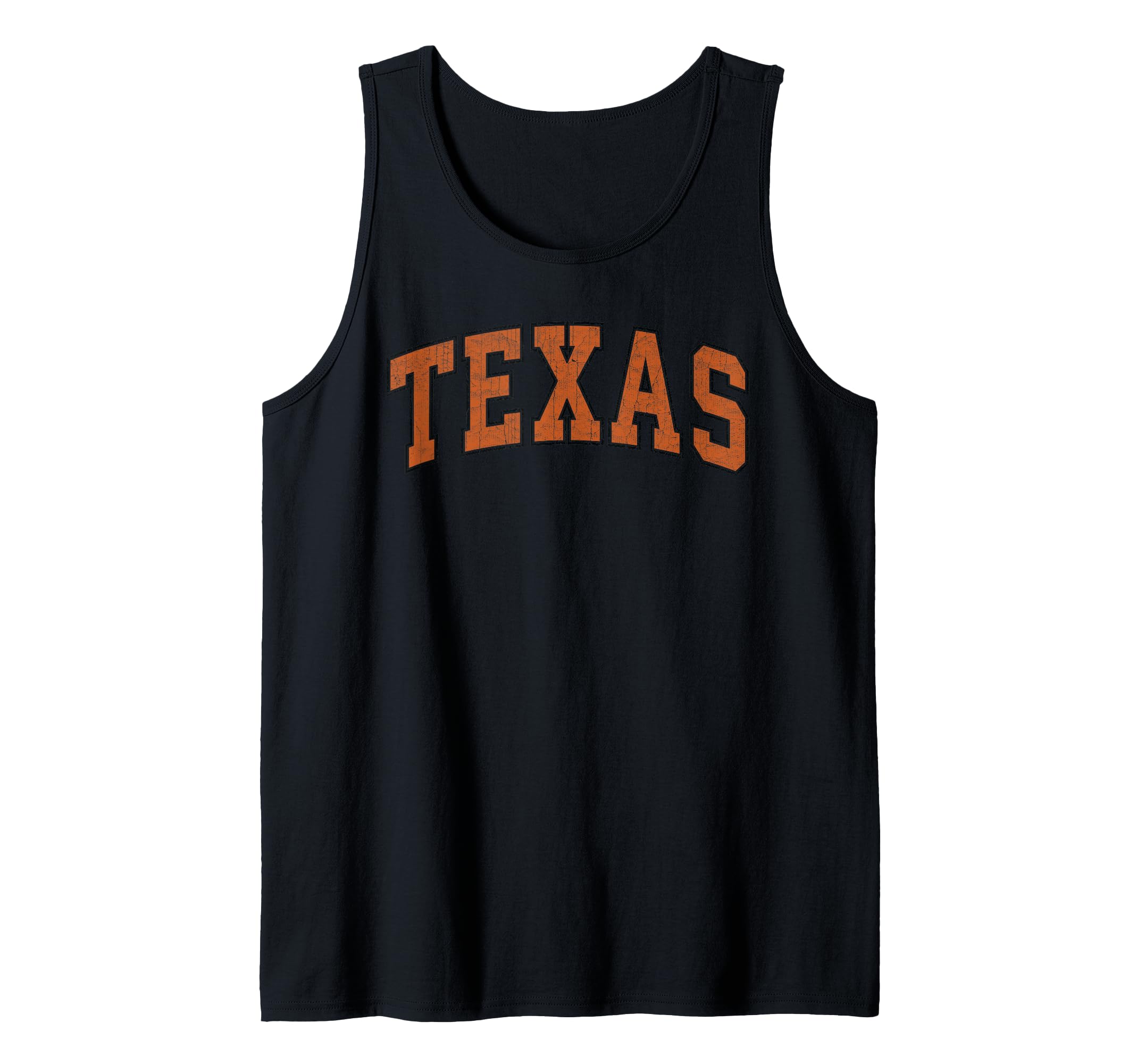 Amazon.com: Texas TX Vintage Athletic Sports Design Style Tank Top ...