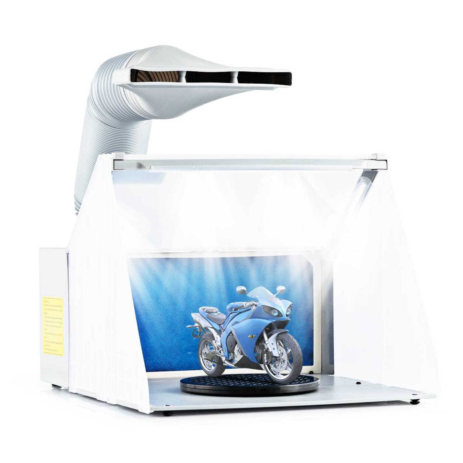 TANGZON Airbrush Spray Booth, Hobby Spray Booth Kit with Powerful Fan ...