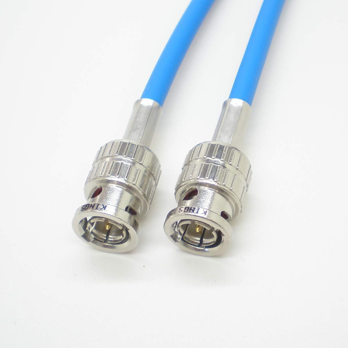Amazon | 3C2VS 可動部用 やわらかいBNCケーブル 両端BNC付き 3C2VS対応 柔軟タイプ 撚線 (青色, 5m) | Star Cable | 同軸デジタルケーブル