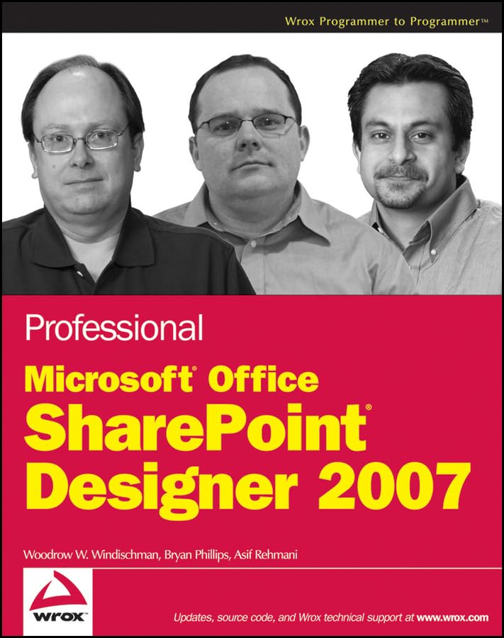 Amazon | Professional Microsoft Office SharePoint Designer 2007 ...