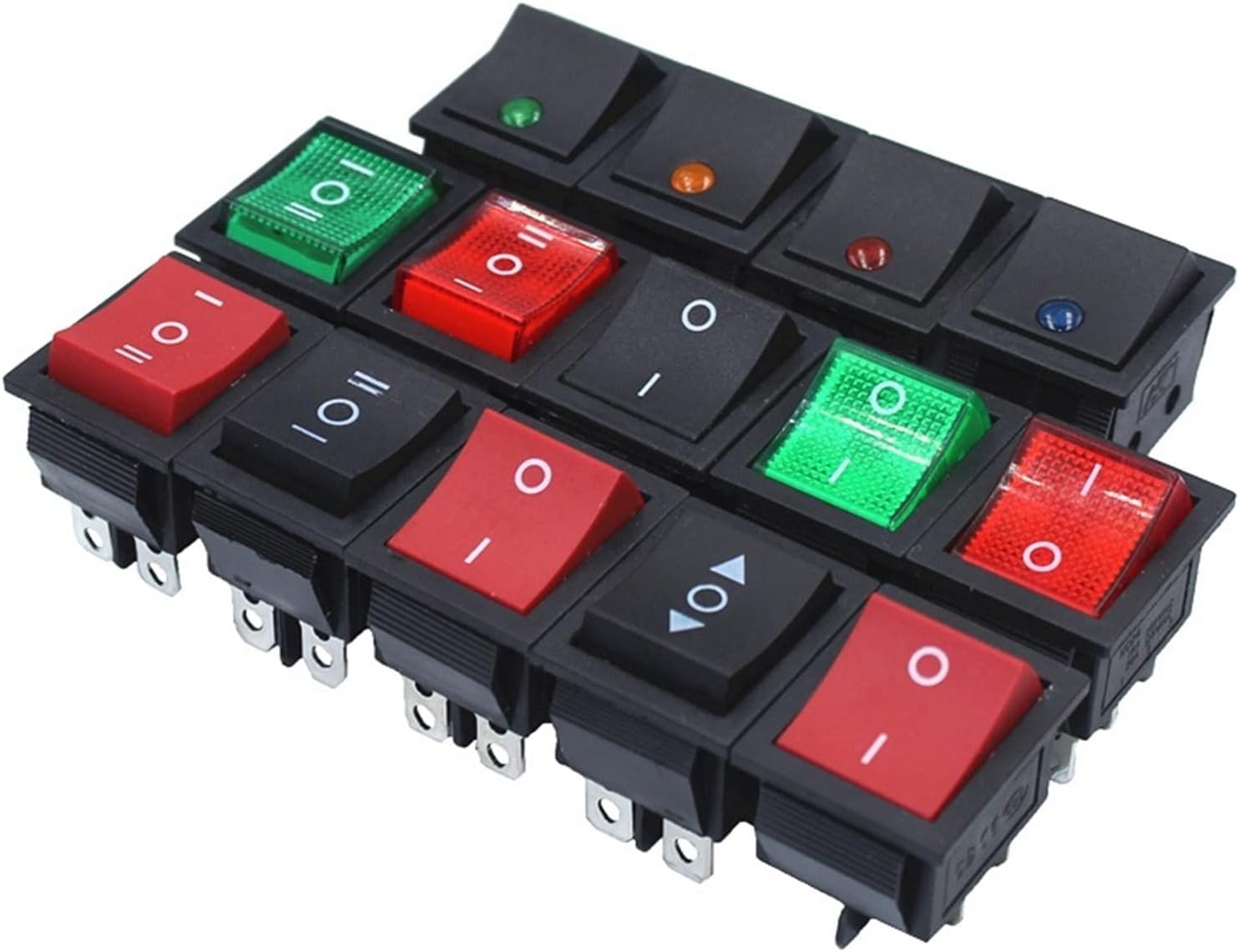 Amazon.com: VALOYI 1PCS KCD4 Rocker Switch ON-Off 2 Position 4 Pins / 6 ...