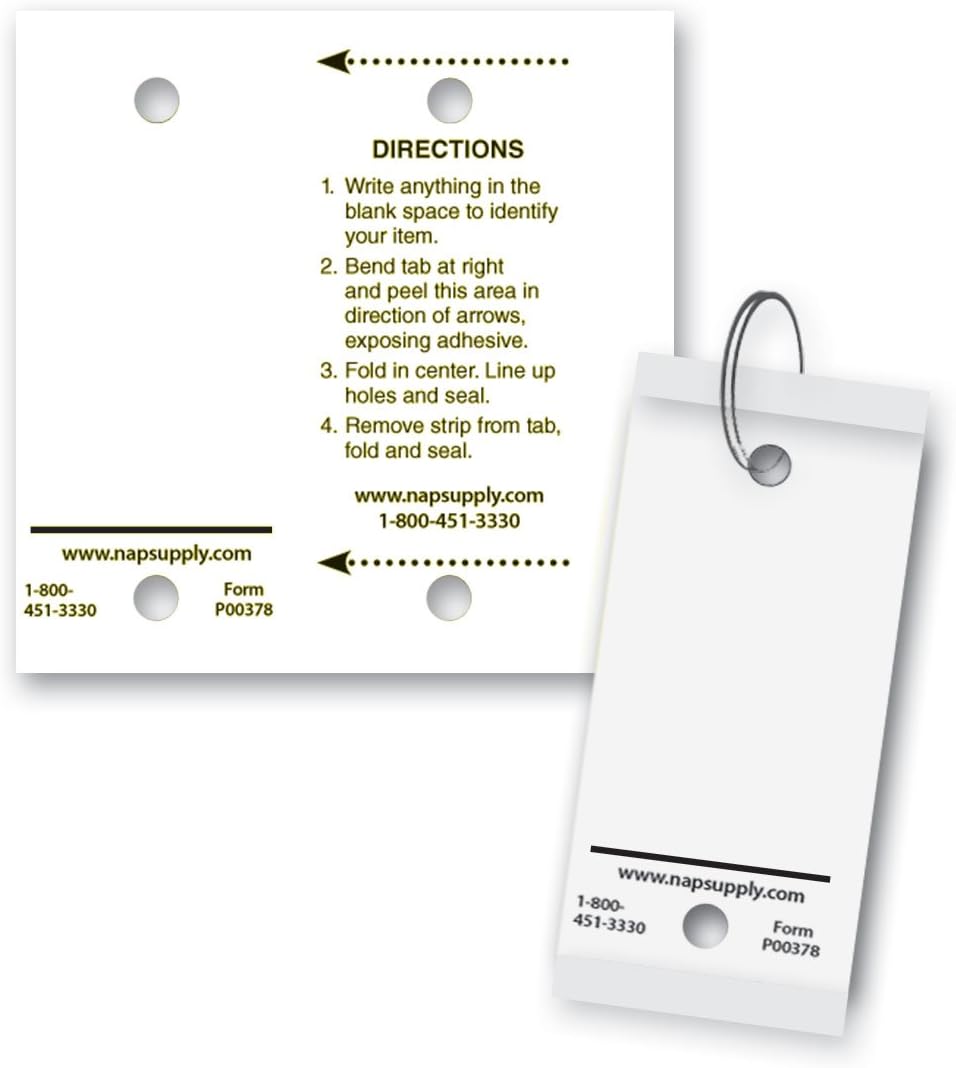 Amazon.com : Self-Laminating Key Tag - Blank White Pk/250 : Office Products