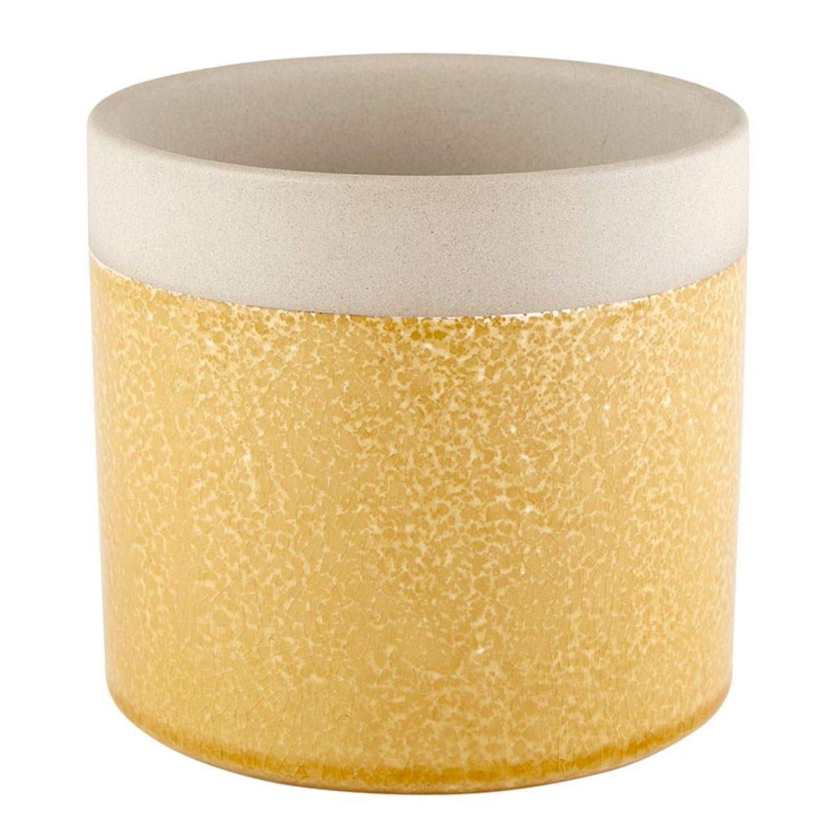 Amazon.com: 47th & Main Modern Ceramic Planter/Pot, Large, Yellow ...