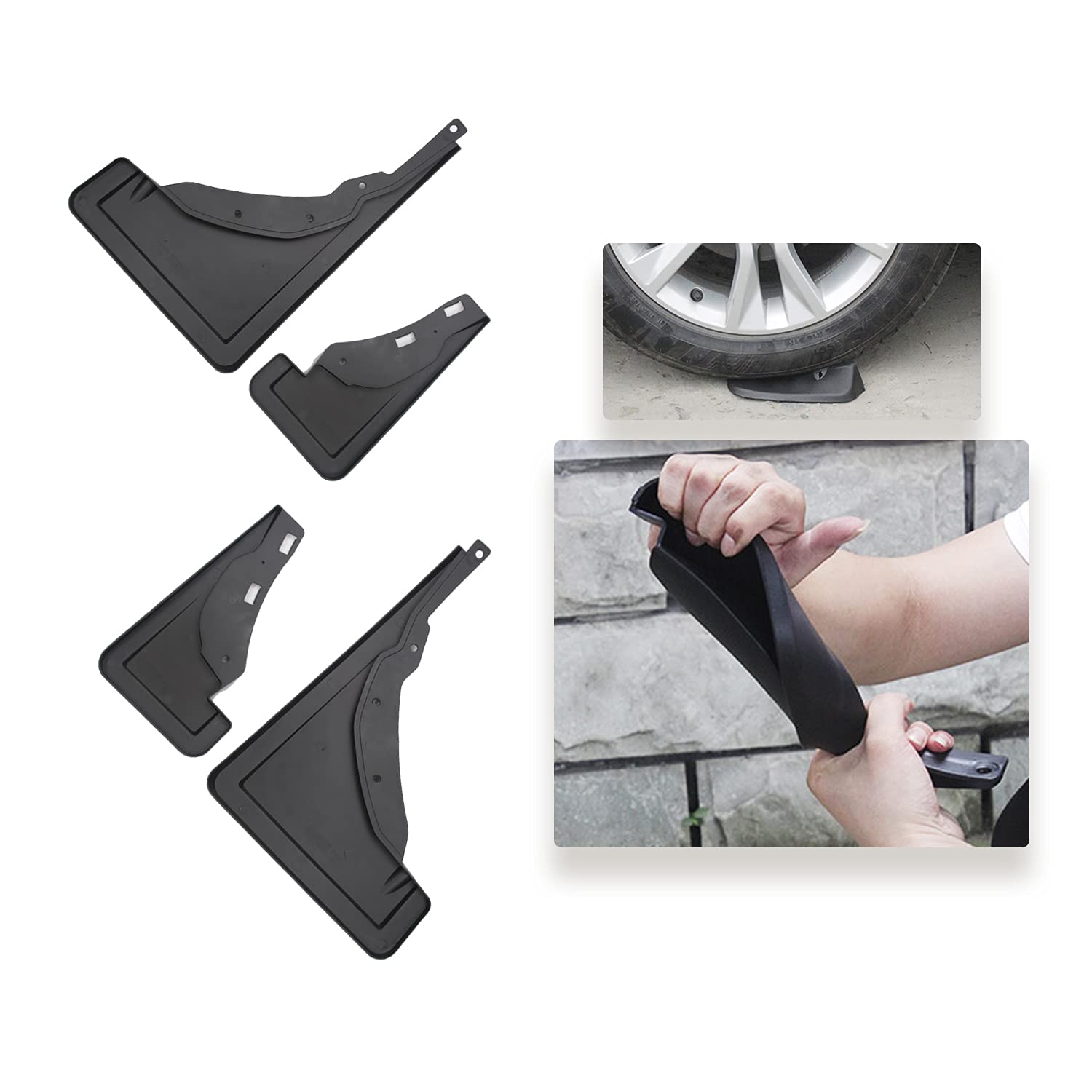 (Packs of 4) R RUIYA Car Mud Flaps Splash Guards for 2021 Ford Bronco ...