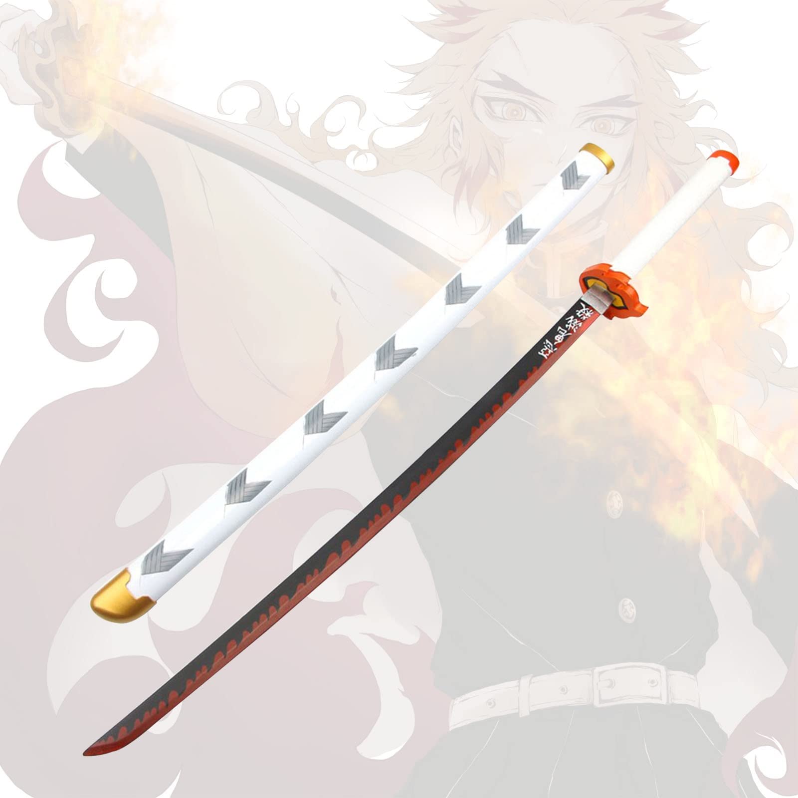 Buy Katana Demon Slayer Bamboo Blade Cosplay Props Weapon Protagonist ...