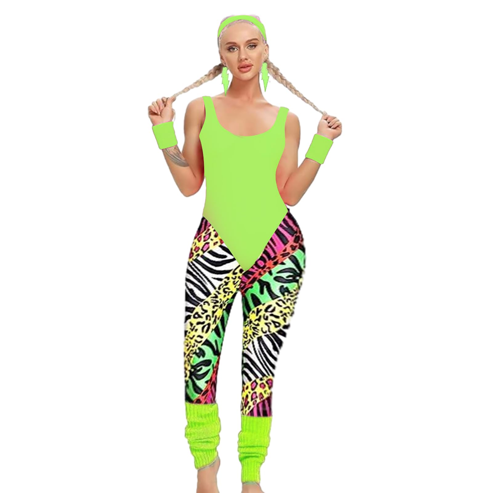 80s Workout Clothes Women Retro 2025 Fitness Outfit