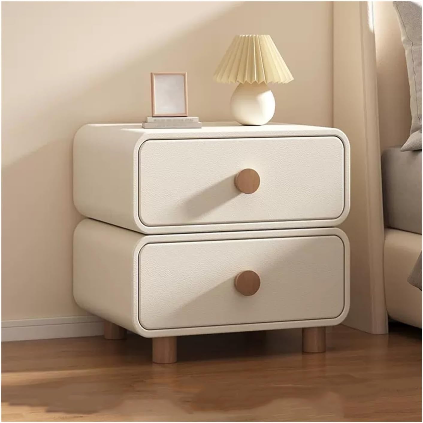 Amazon.com: Bedside Table Nightstand Simple Modern Home Small Cabinet ...