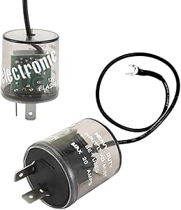 Amazon.com: Sylvil 2 Pin LED Flasher, 12V Electronic LED Flasher Relay ...