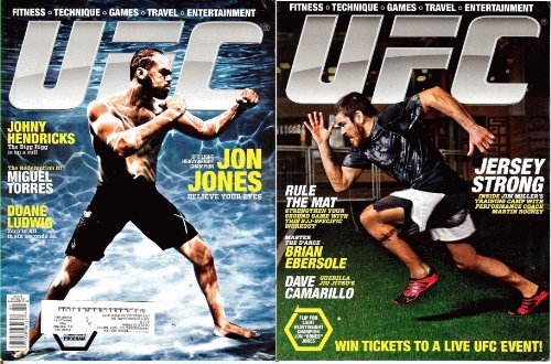 UFC Magazine 2012 April/May - Fron cover: Jon Jones + Back Cover ...
