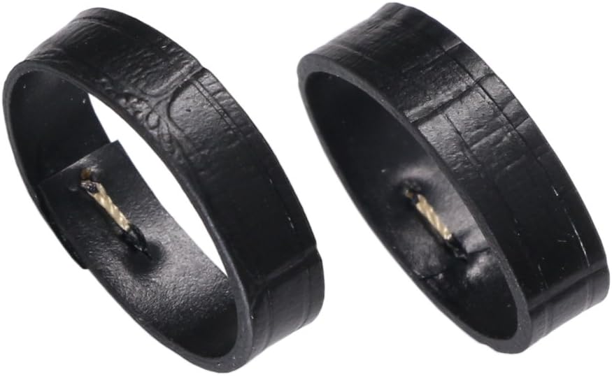 Amazon.com: uxcell 4 Pcs PU Leather Loops Replacement Retaining Ring ...
