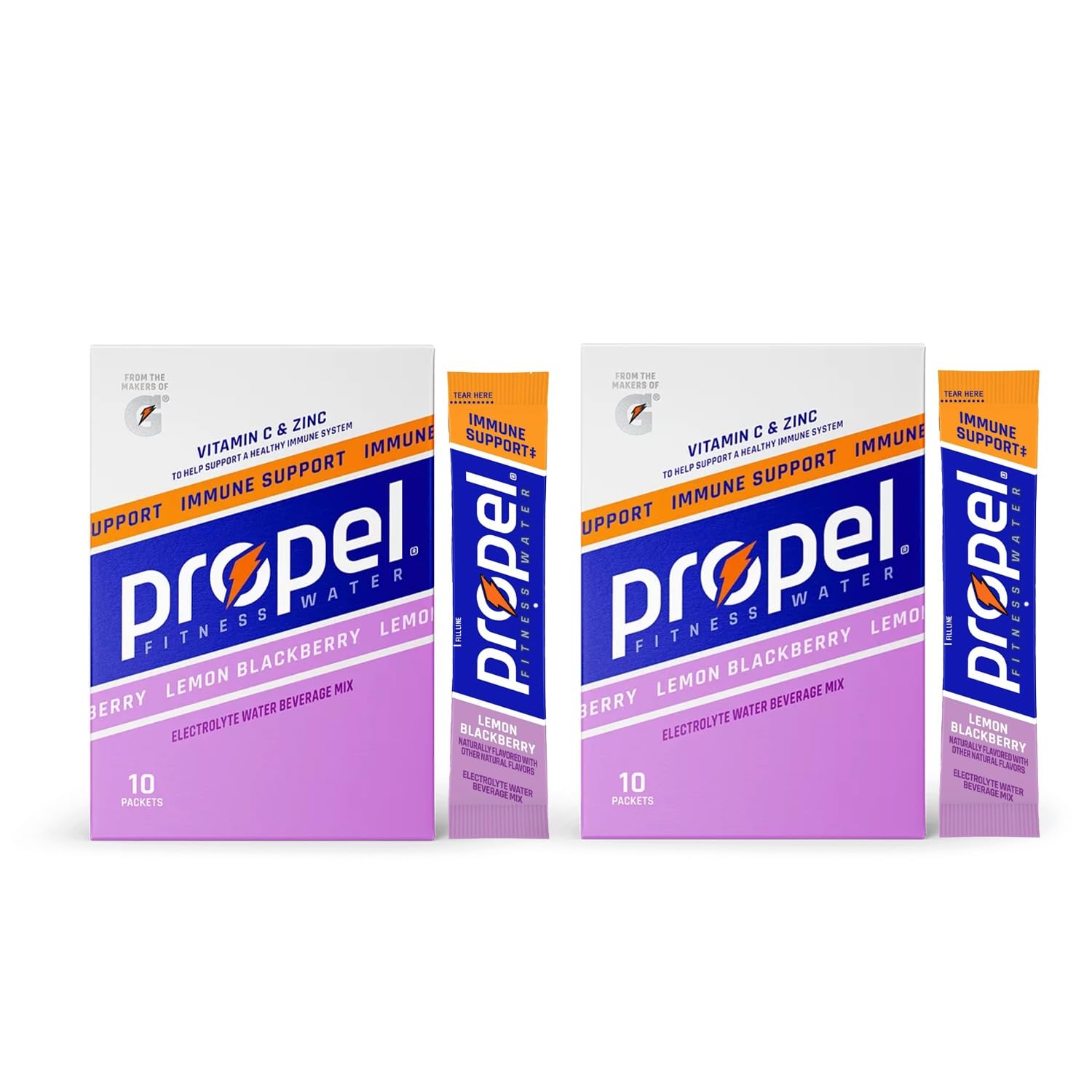 Amazon.com : Propel Powder Packets, Lemon Blackberry With Electrolytes ...