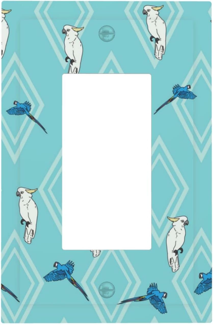 Amazon.com: Decorator Wall Plate 1-Gang Light Switch Outlet Cover ...