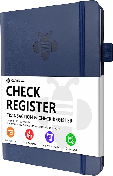 Amazon.com : KUMEER Check Register – Elegant Check Registers for ...