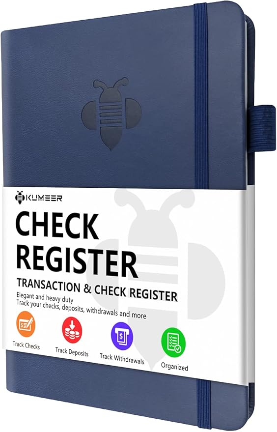 Amazon.com : KUMEER Check Register – Elegant Check Registers for ...