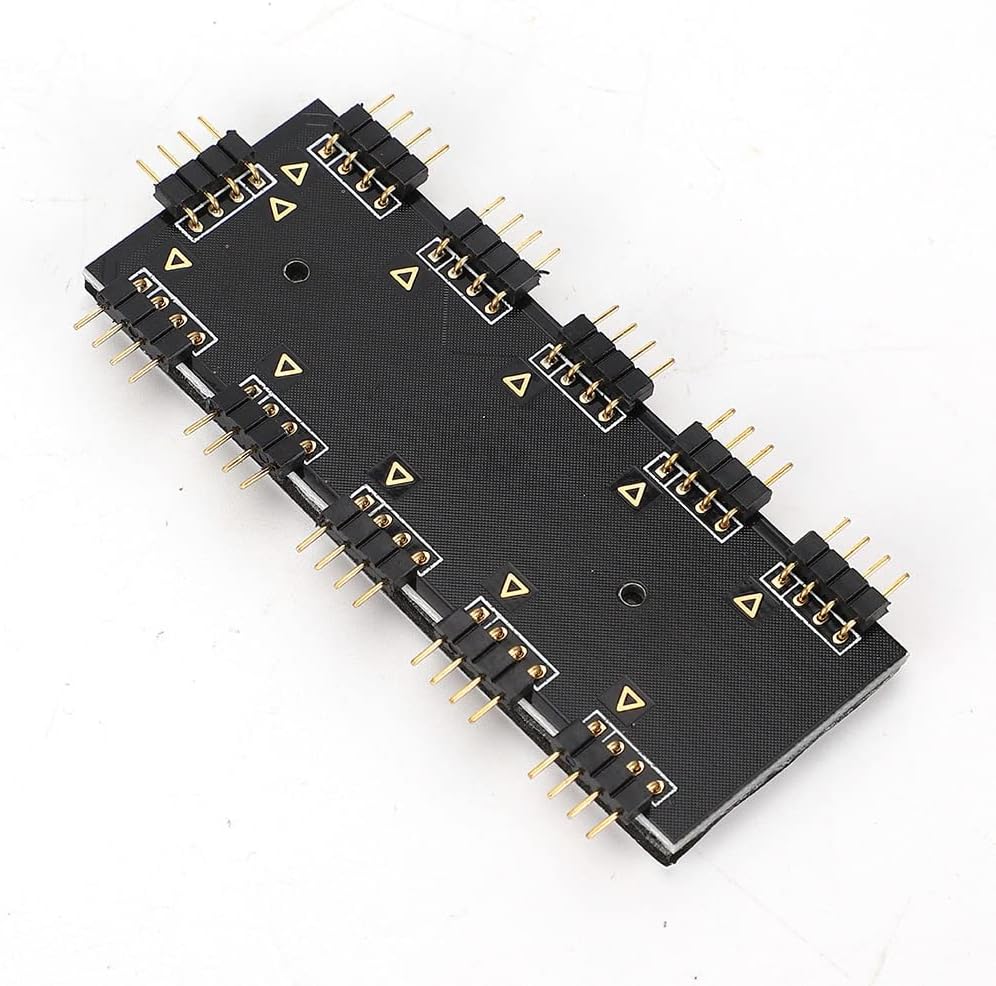 SvYii Motherboard Rgb Hub, Horizontal Pin Design Pc Rgb Hub 10 Channel ...