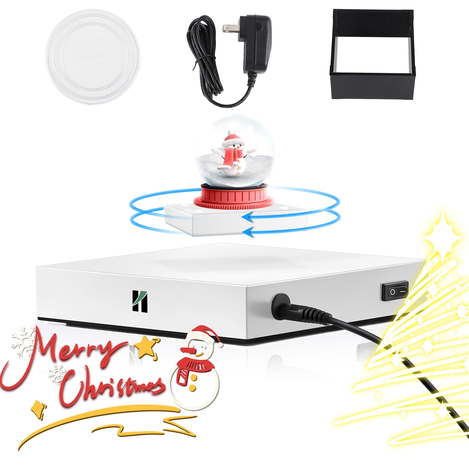 Amazon.com: Huanyu 360° Rotating Stage Magnetic Levitation Display ...