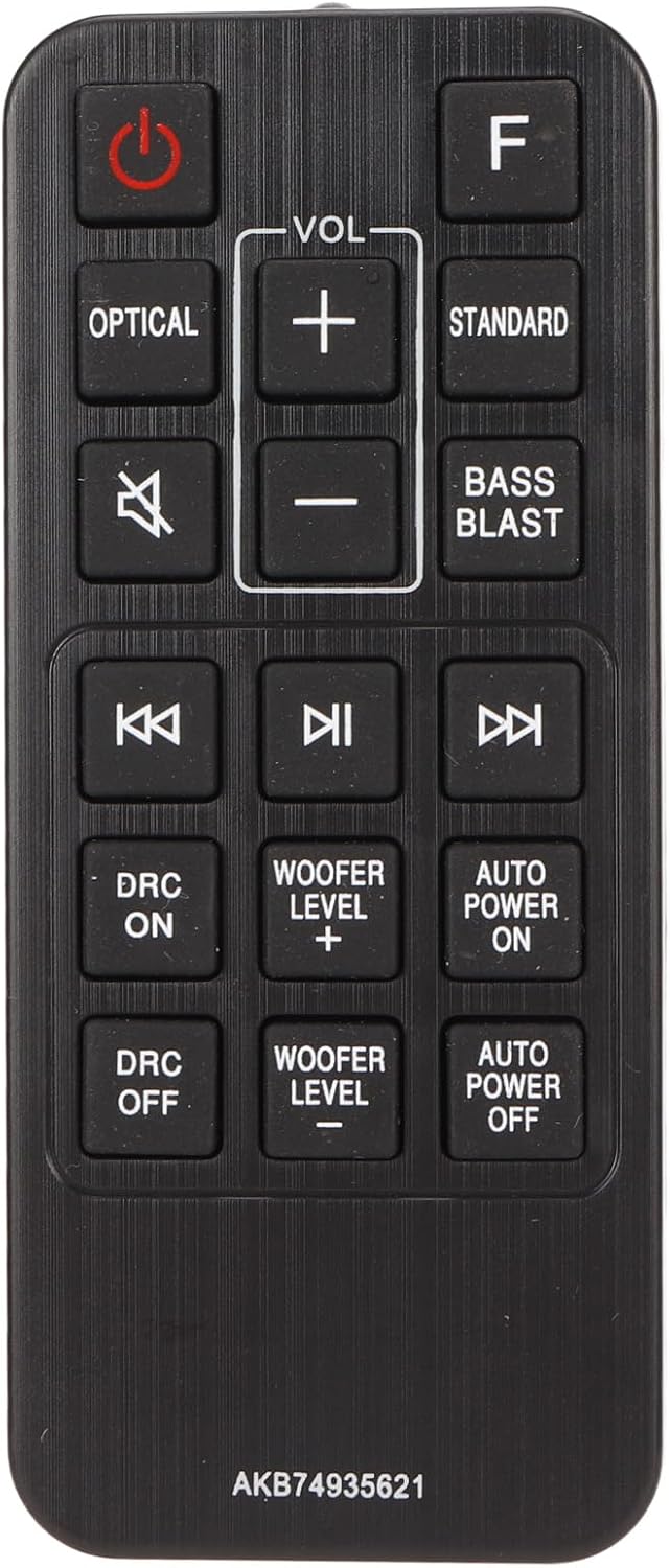 Amazon.com: AKB74935621 Soundbar Remote Control for Sound SJ2 SPJ2B W ...
