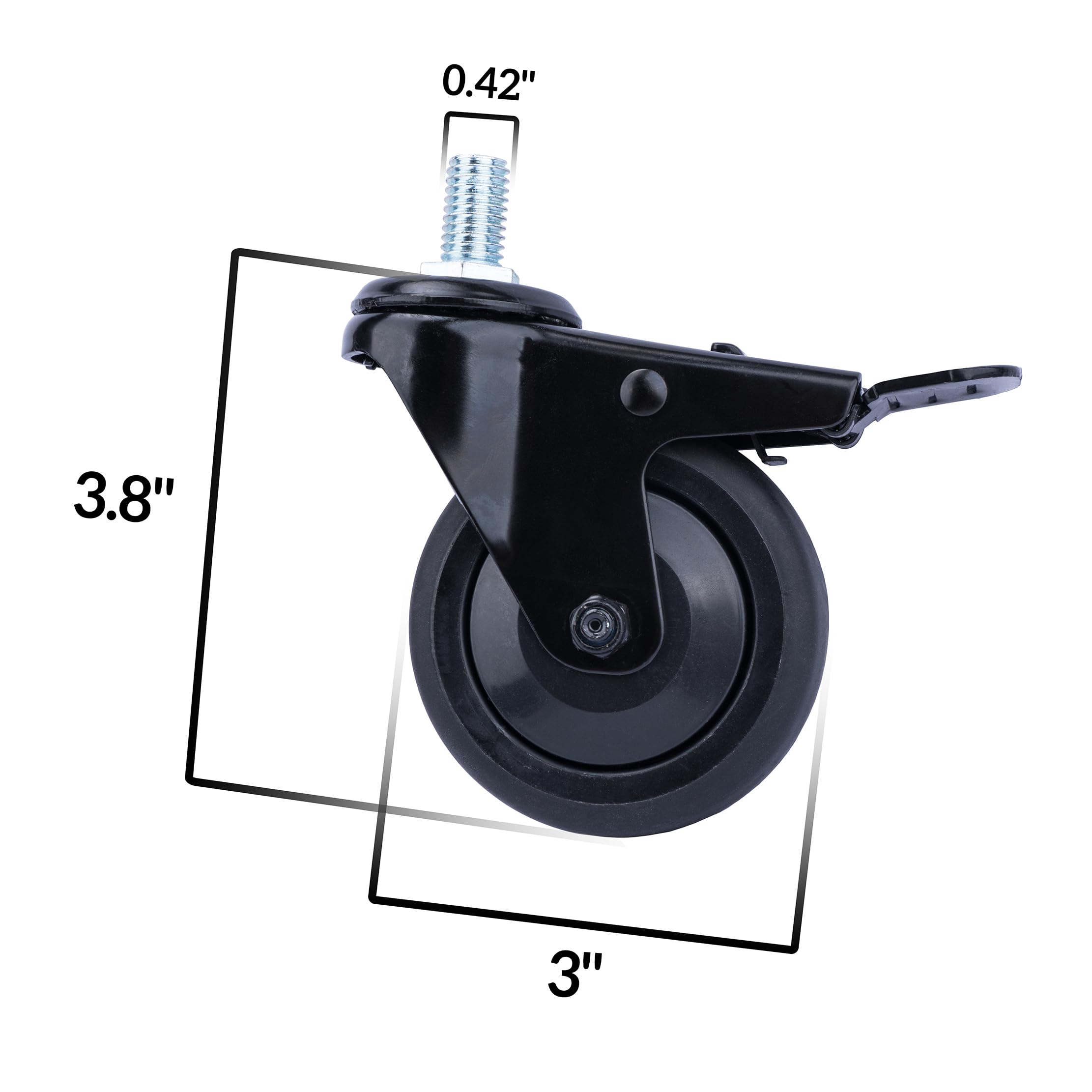 Pit Boss Replacement Wheels Pellet Grill Locking Caster Wheel For Pit ...