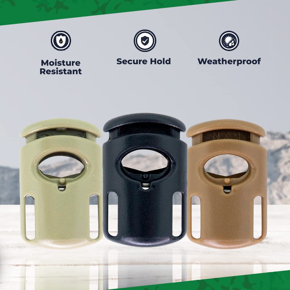 Snapklik.com : SGT KNOTS Toaster Ellipse Spring Cord Lock - Plastic ...