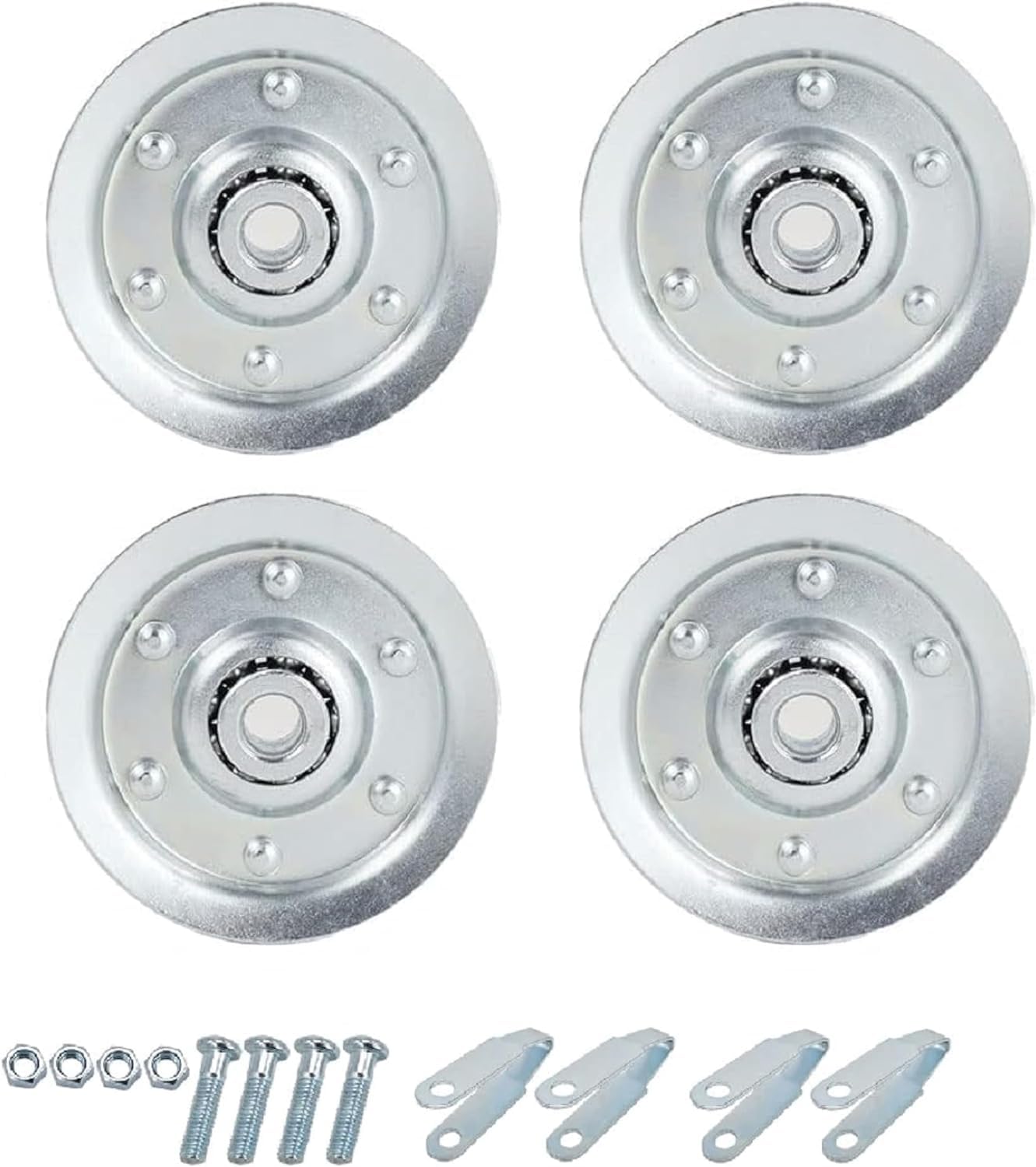 Wynn Hardware 4" Garage Door Pulley, 1/8" - 400LB Load, with Sheave ...