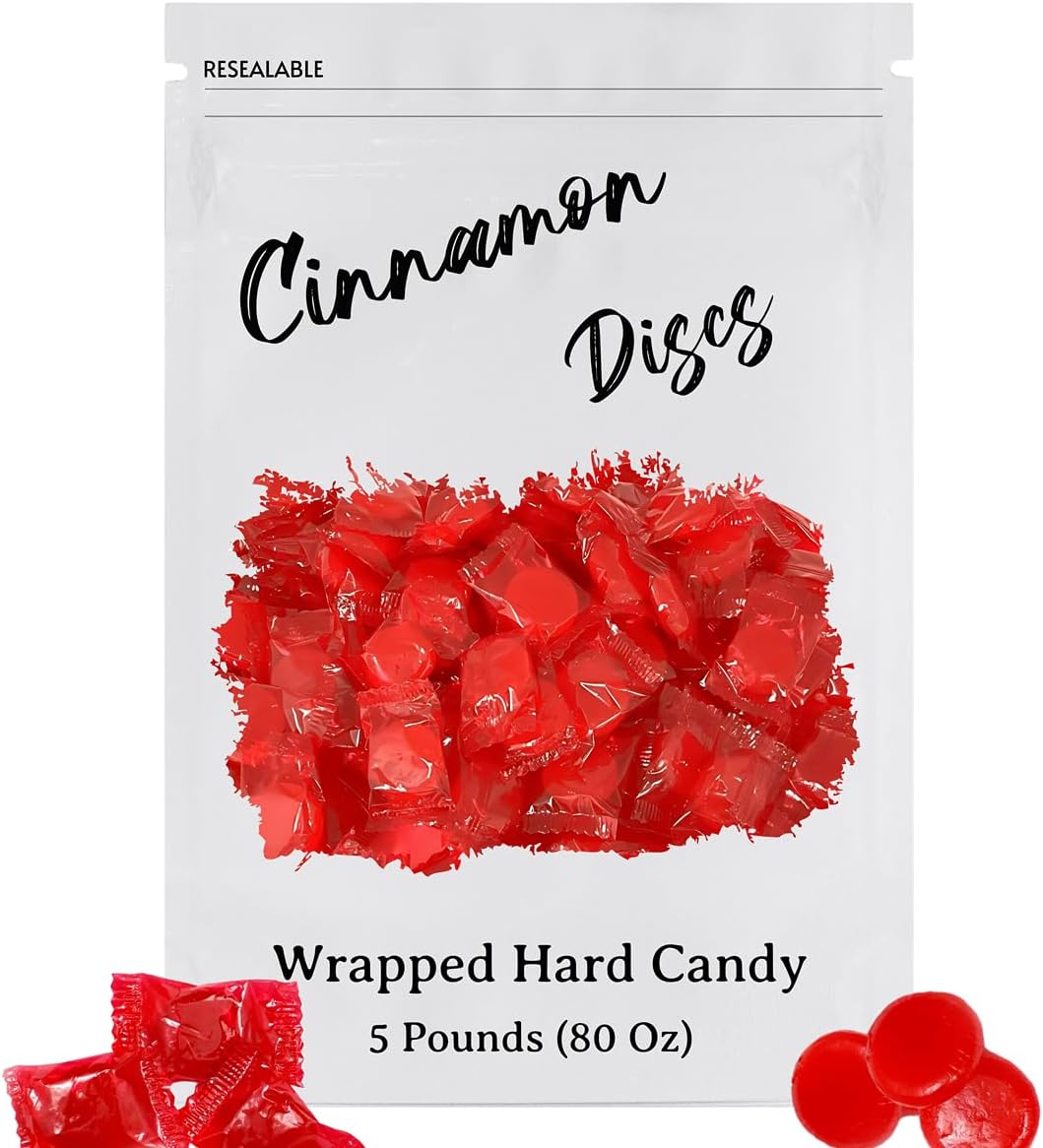 Amazon.com : Cinnamon Discs - 5 Lb Bag of Individually Wrapped ...