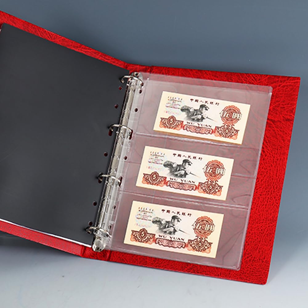 Amazon.com : 10 Sheets Paper Money Collection Supplies Pages, Currency ...