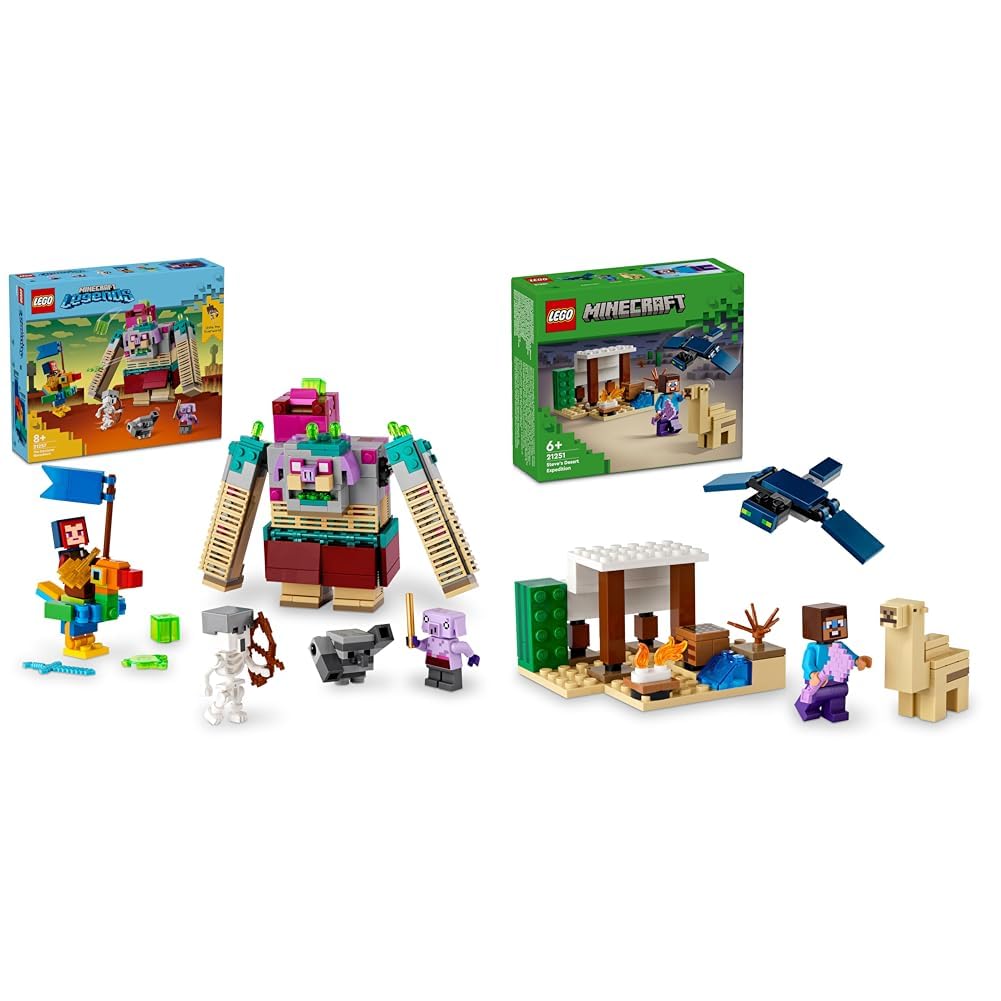 LEGO Minecraft Legends The Devourer Showdown 21257 (420 Pieces ...