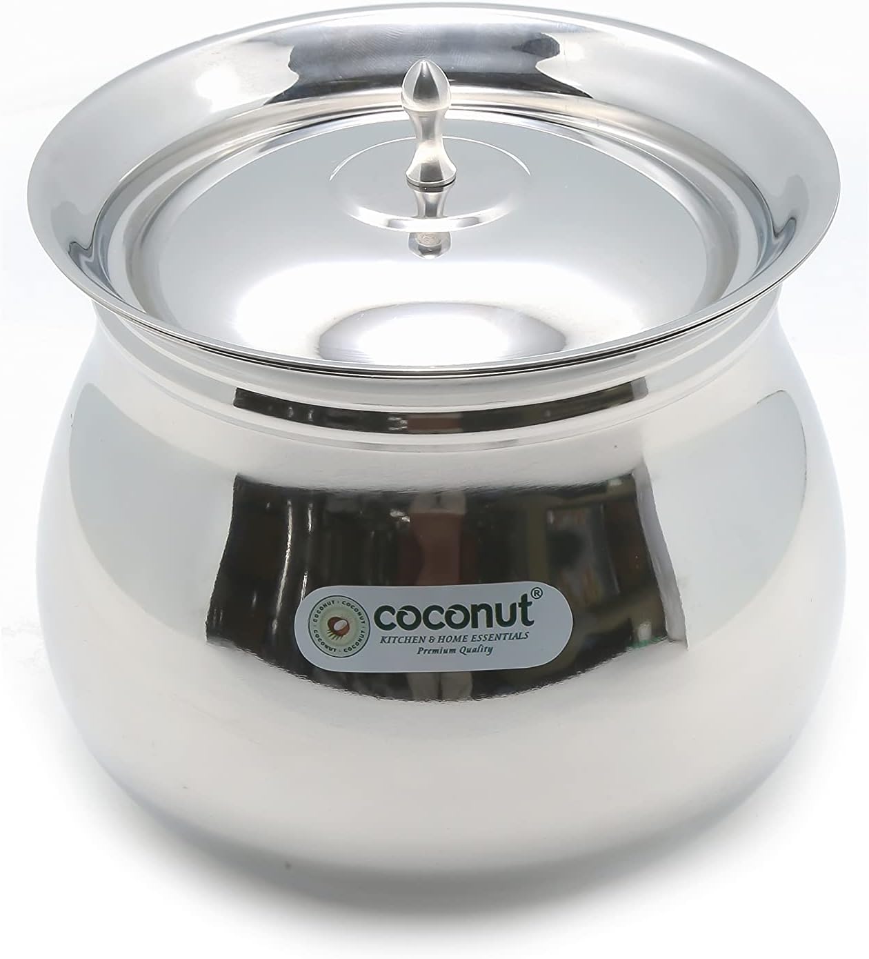 Buy Coconut Stainless Steel - Kanchi Handi Set | Set of 2 Cook & Serve ...