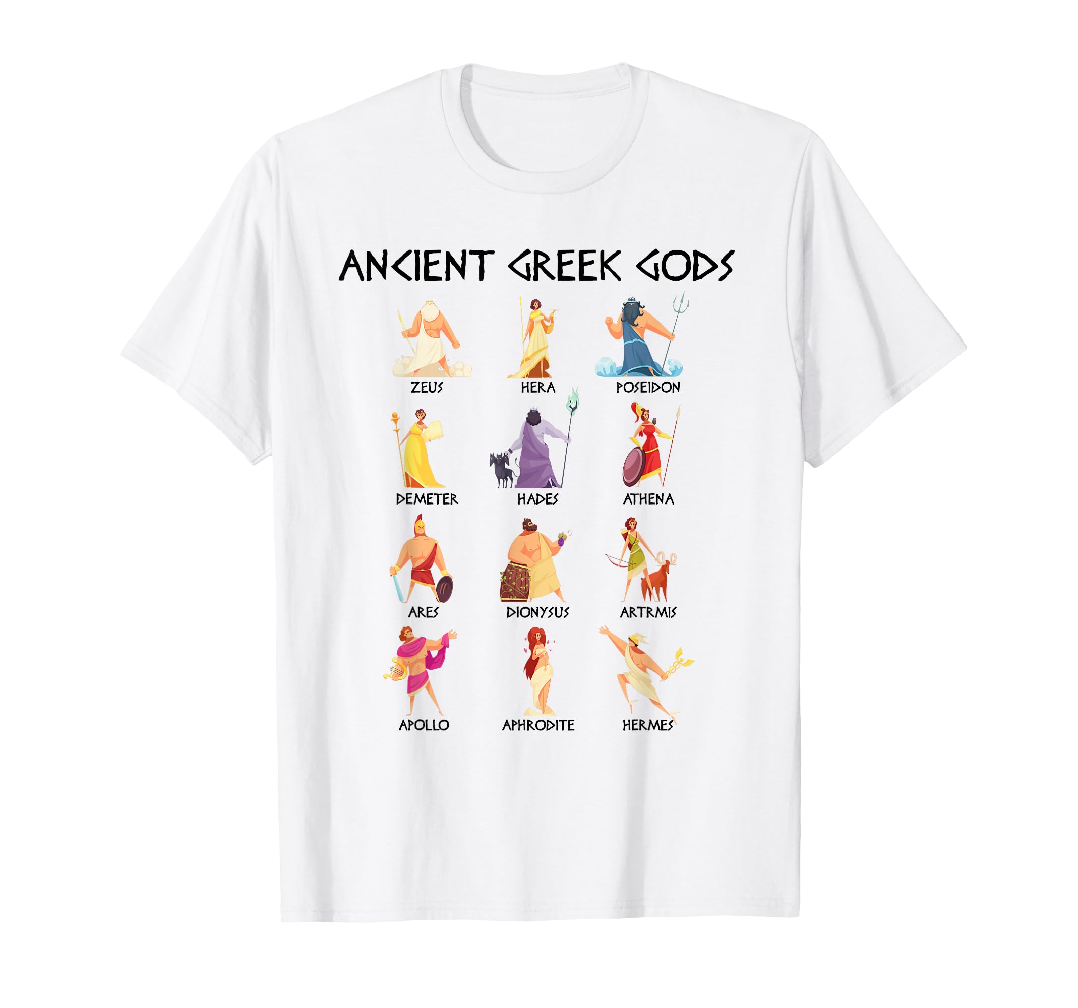 Amazon.com: Greek Mythology Gods - Gods of Greece - Ancient Greek T ...