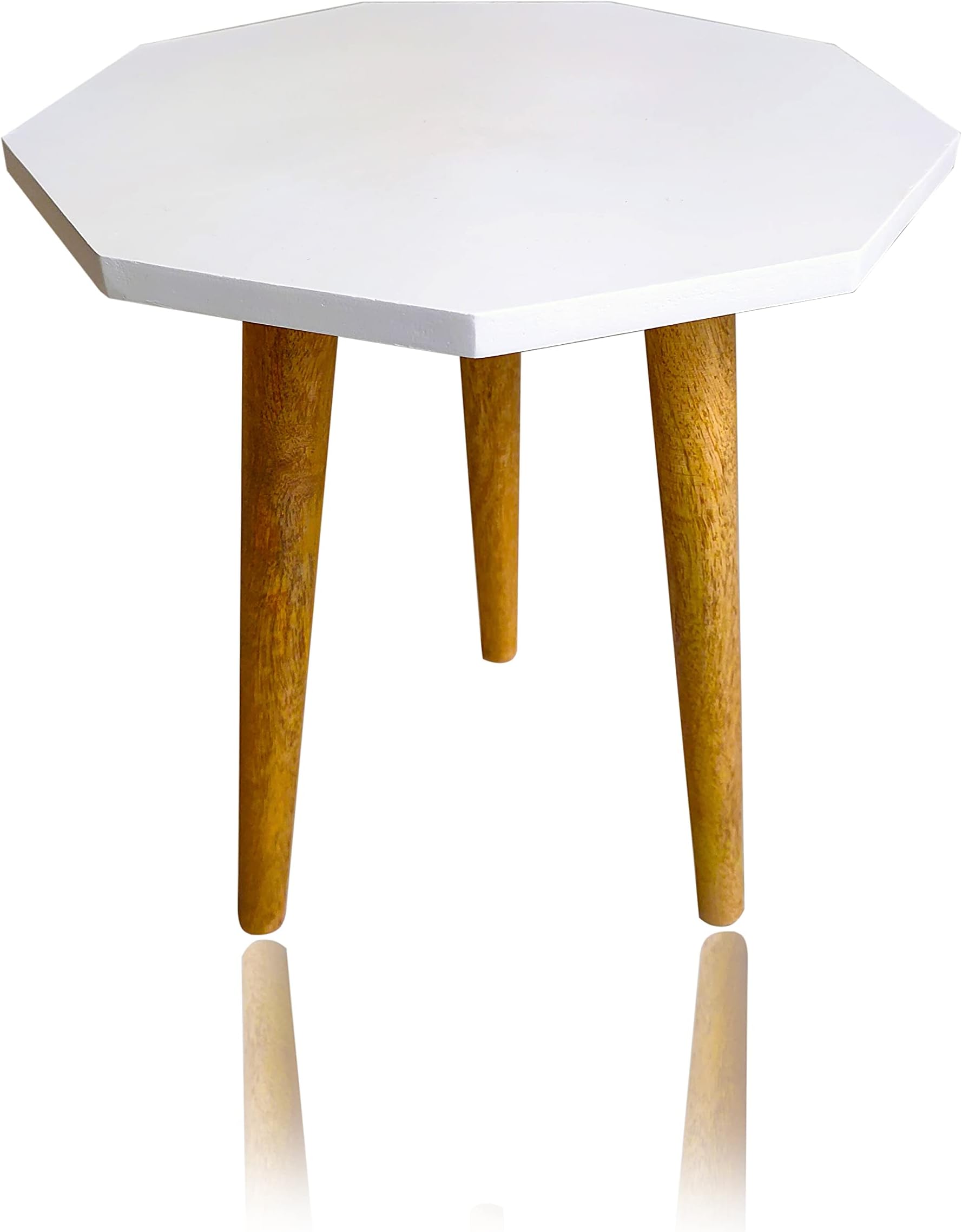 UHUD CRAFTS Wooden Conical Shape Diamond Table | Uniquely Designed ...