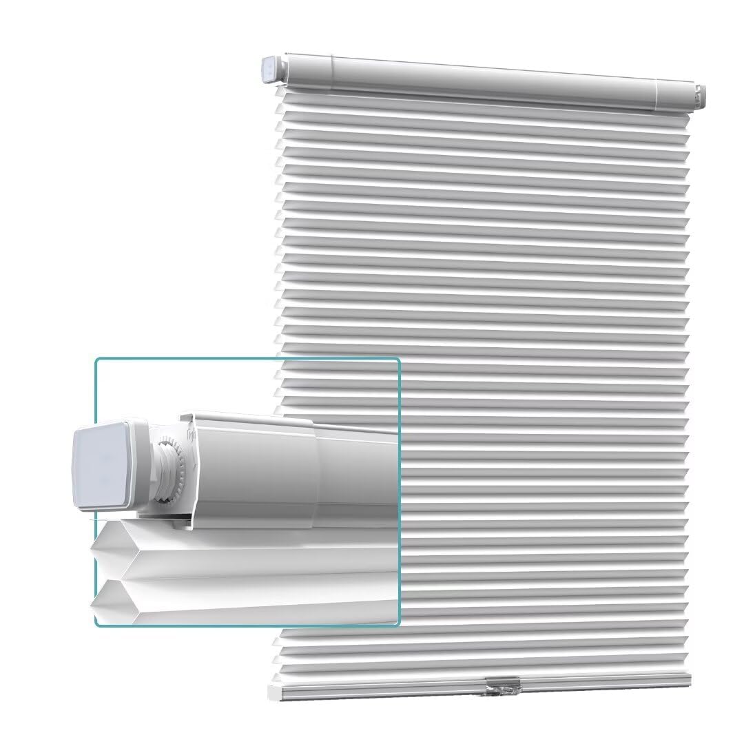 Amazon.com: Myshade No Drill Light Filtering Shades Tension Cordless ...