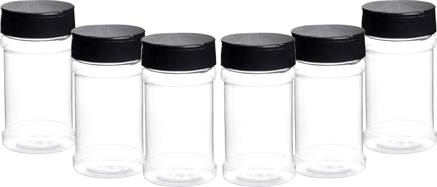 Amazon.com: Pinch Perfect 7 oz BPA Free Plastic Spice Clear Containers ...