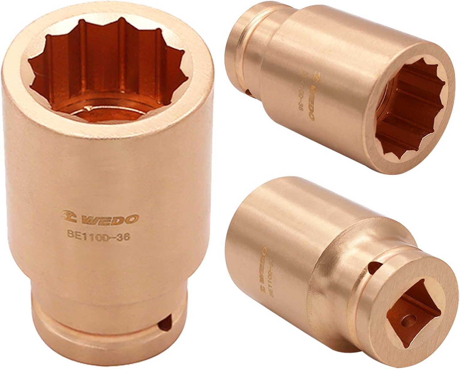 Amazon.com: WEDO Non-sparking Deep Impact Socket,3/4-Inch Drive,12 ...