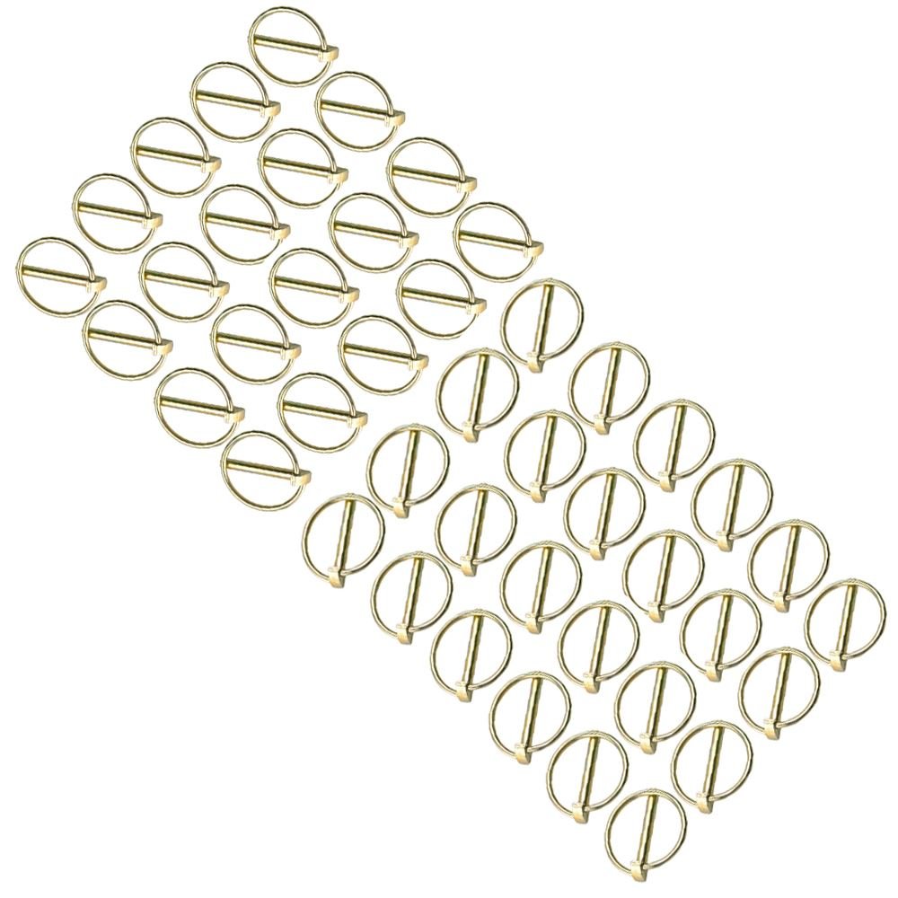 6mm Lynch Pins Clip Clamp (Linchpin) Linkage Locking Pin Fastener Set ...