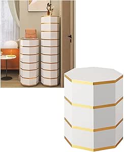 Amazon.co.jp: 360° Rotating Shoe Cabinet Shoe Organizer, Vertical Shoe ...