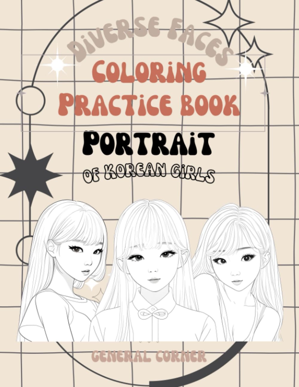 Amazon.com: K-POP IDOL, Korean Beauties Coloring Book: Stunning ...