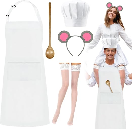 Amazon.com: BOUTICOL 5 Pcs Halloween Mouse Costume for Man and Woman ...