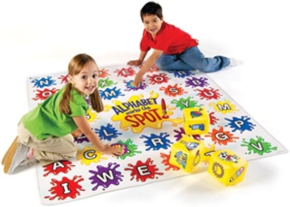 Amazon.com: Learning Resources Alphabet Marks The Spot Floor Mat, 34 ...