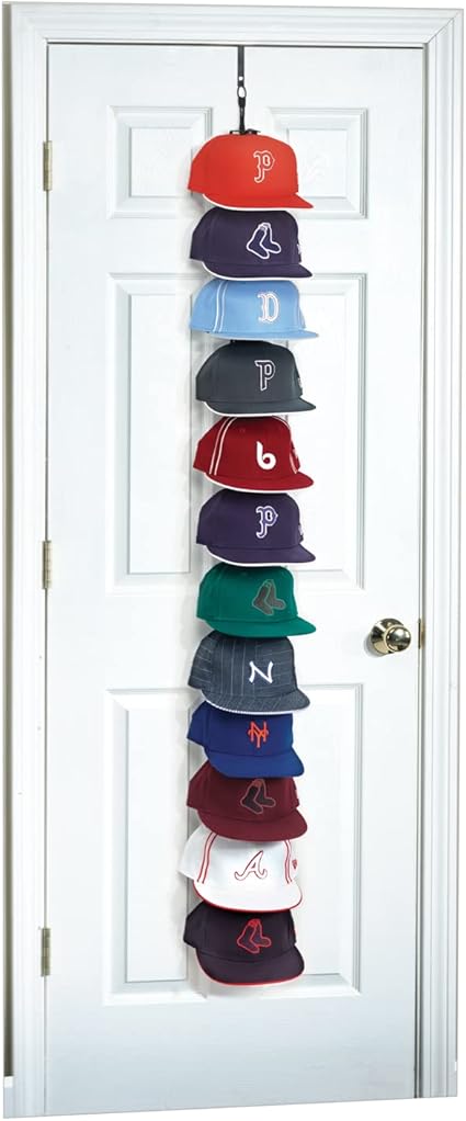 Amazon.com: Perfect Curve Cap Rack System 36 – Baseball Cap Organizer ...