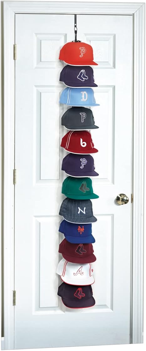 Amazon.com: Perfect Curve Cap Rack System 36 – Baseball Cap Organizer ...