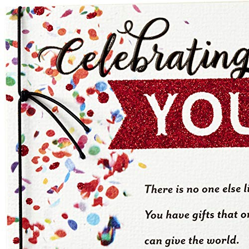 Hallmark DaySpring Religious Birthday Card (Celebrating You) - Want It All