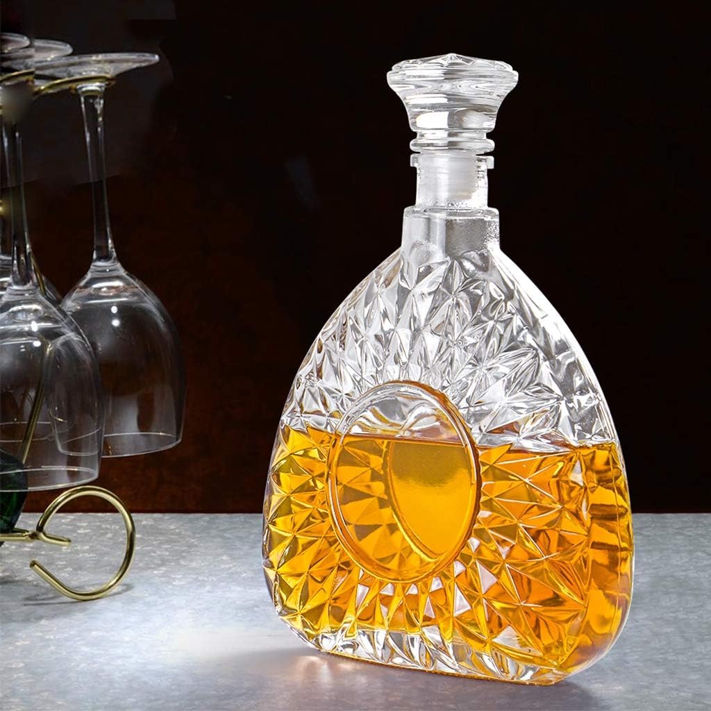saiYum® European Style Crystal Clear Glass Decanter Storage Container ...