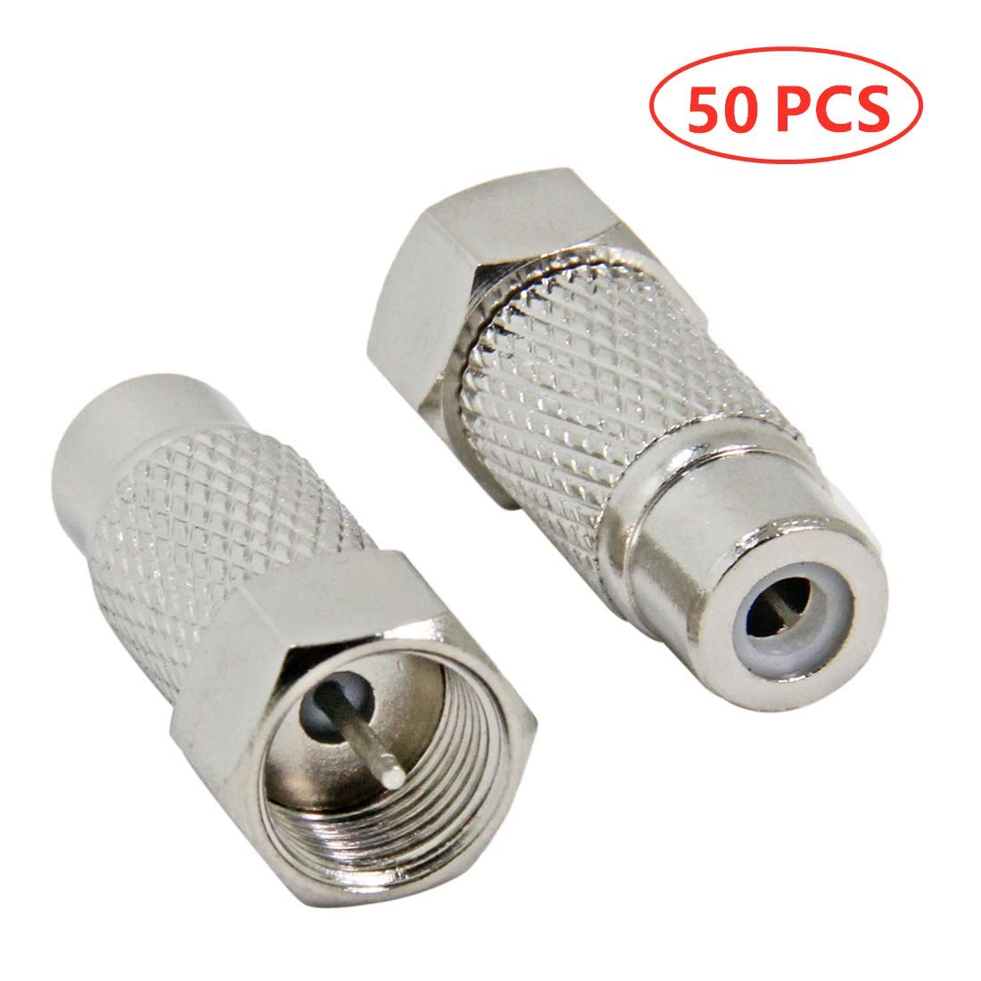 Buy Atari 2600 Adapter, Coax to RCA, 50-Pack RFAdapter F Male Plug to ...